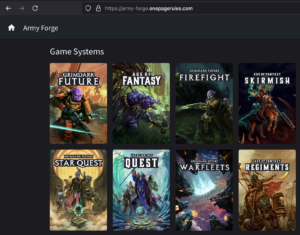 OPR Links – Chico Wargaming Society